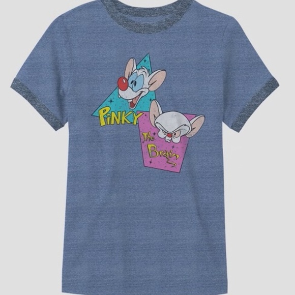 Pinky the Brain | Shirts | Mens Pinky The Brain Graphic Tshirt Heather ...
